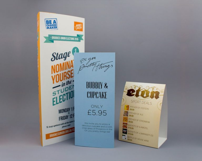 Table Talkers Printing London I Same Day Printing London