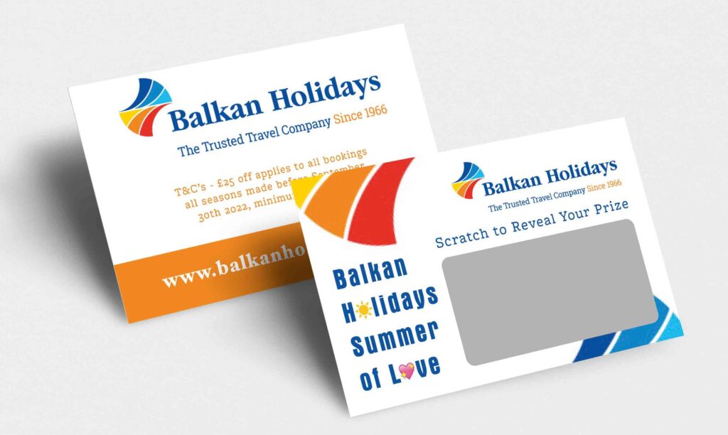 Same Day Scratch Card Printing London from £2.99