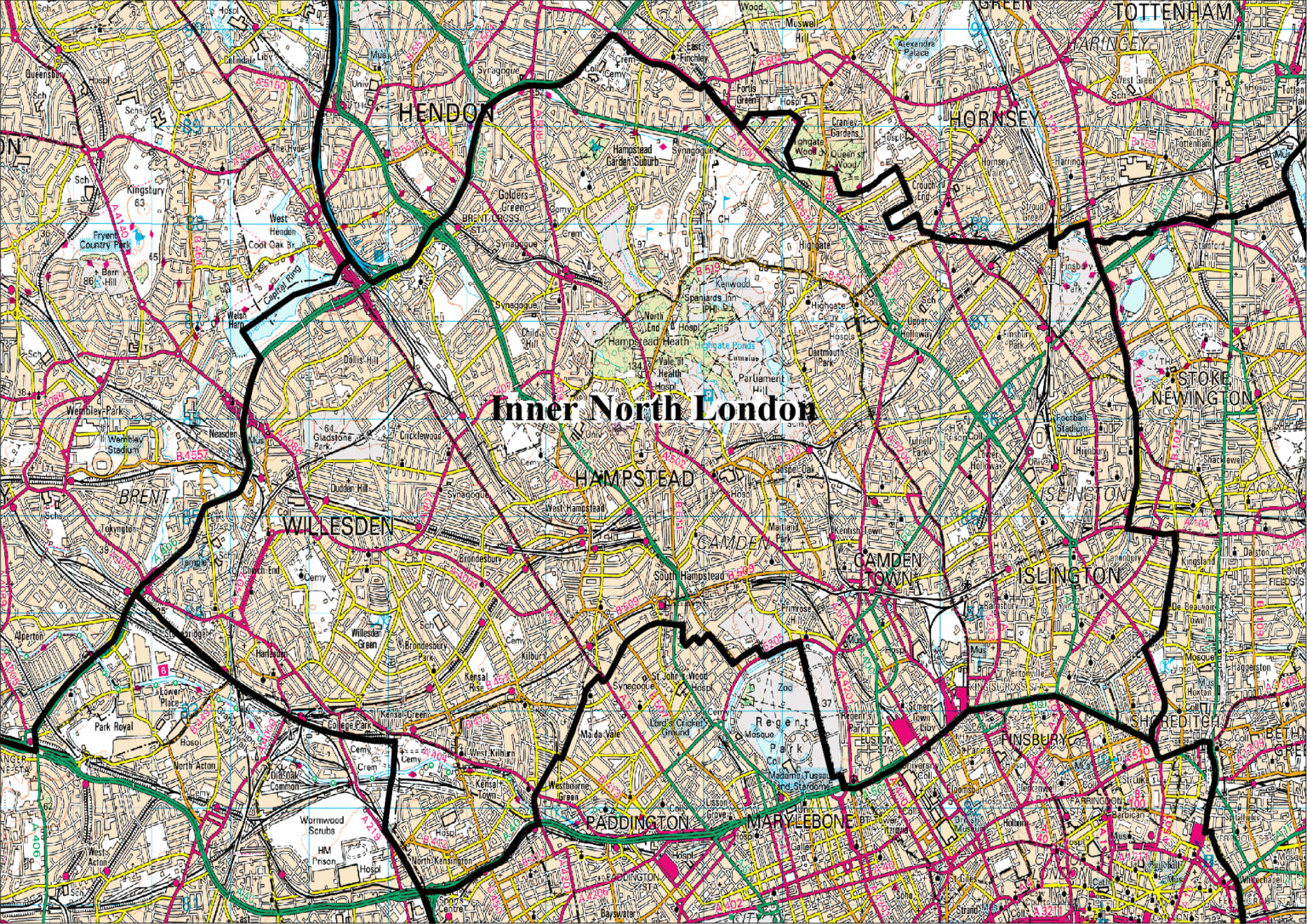 High Quality Map Printing Services & Free Download London Maps