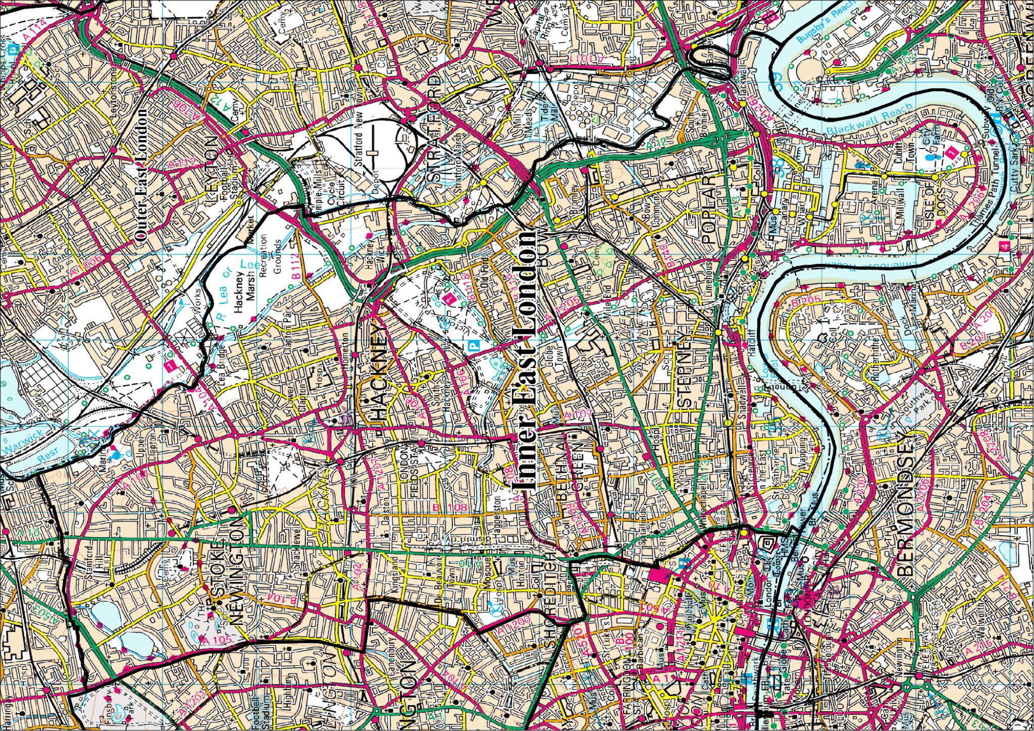 High Quality Map Printing Services & Free Download London Maps