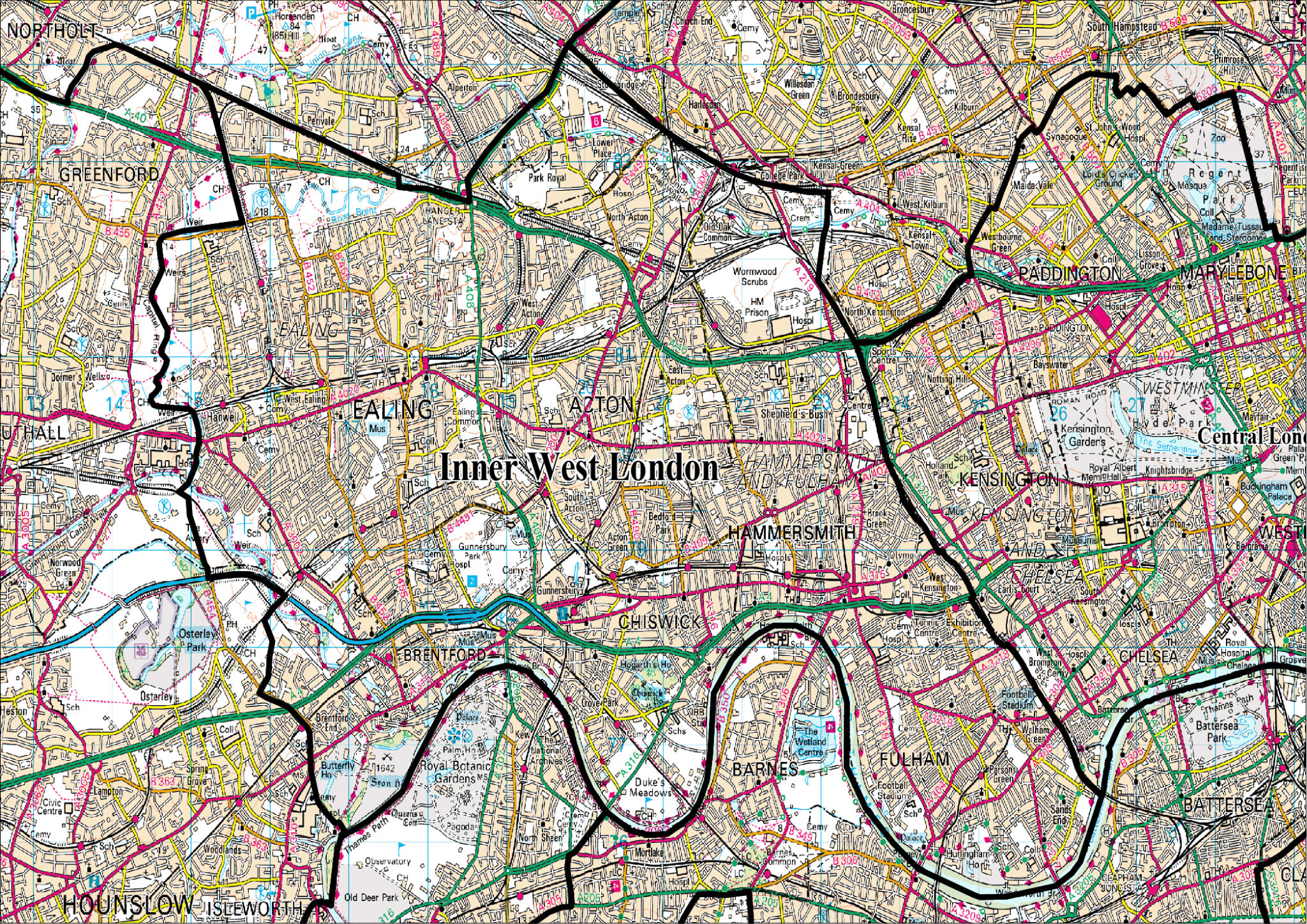 High Quality Map Printing Services & Free Download London Maps