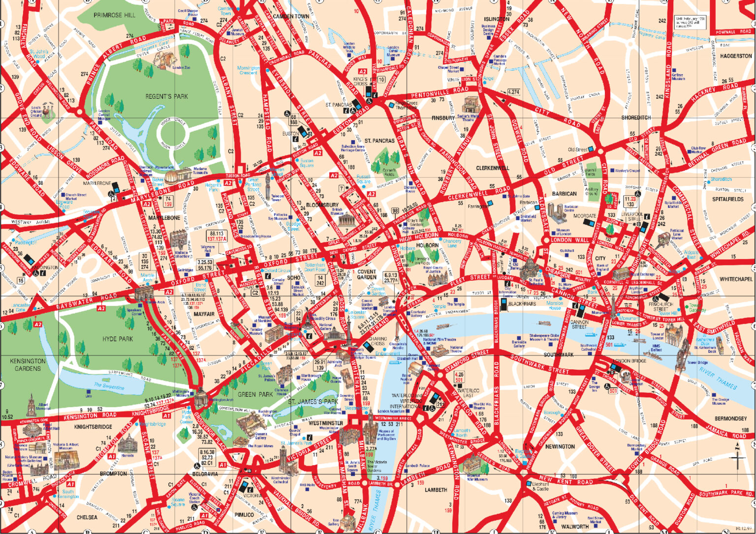 High Quality Map Printing Services & Free Download London Maps