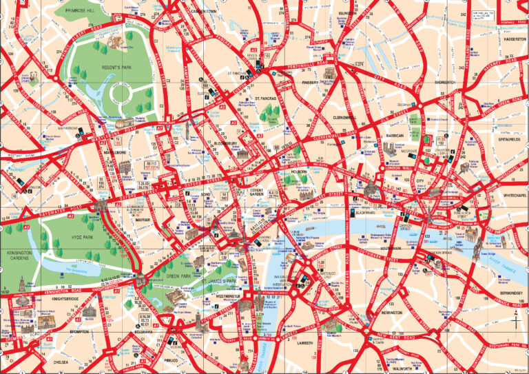High Quality Map Printing Services & Free Download London Maps