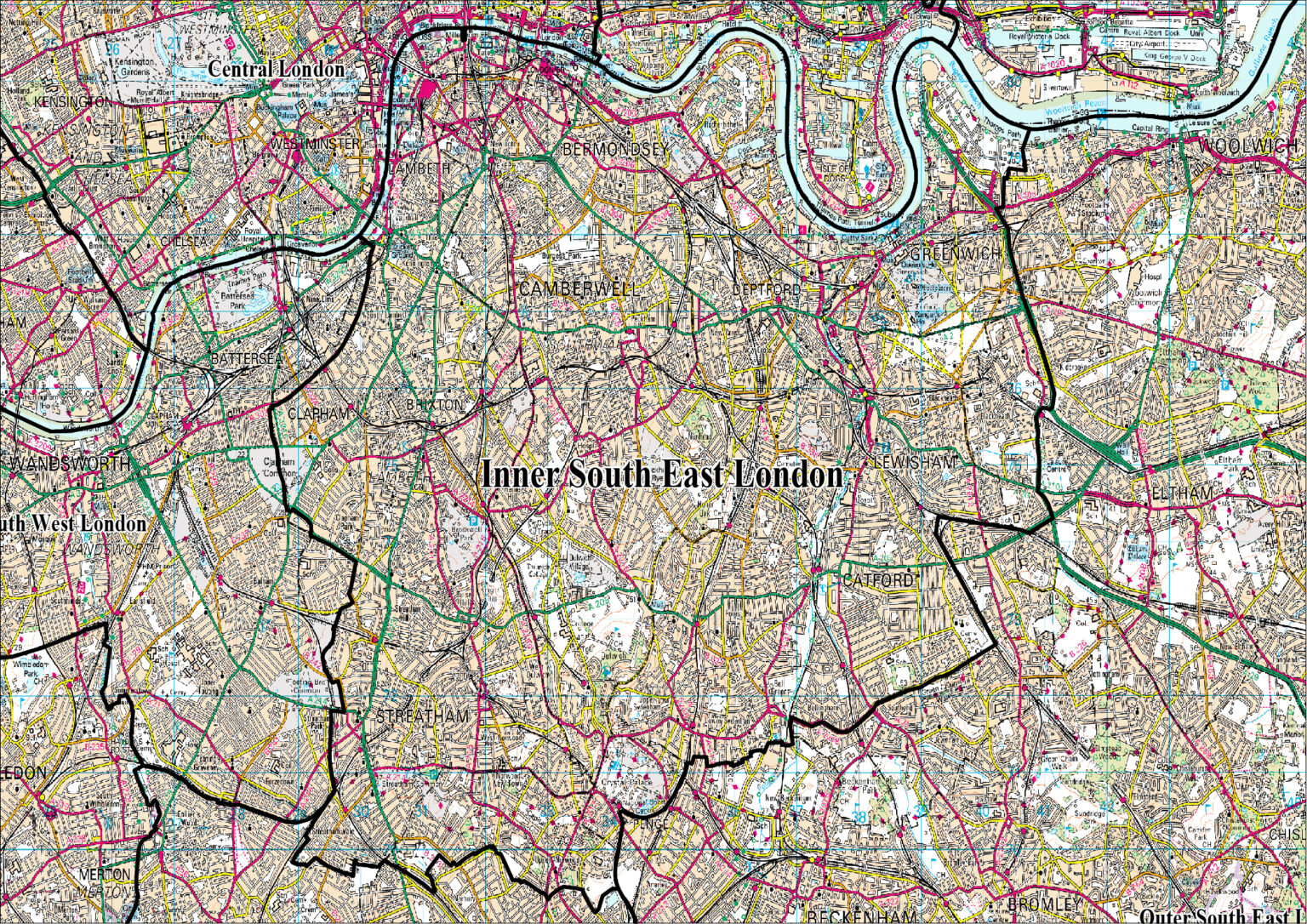 High Quality Map Printing Services & Free Download London Maps